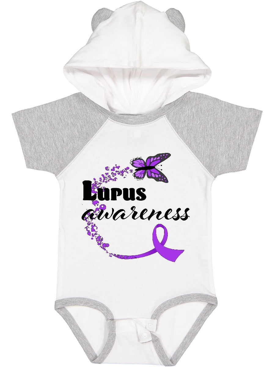 Inktastic Lupus Awareness butterfly ribbon Boys or Girls Baby Bodysuit - Walmart.com