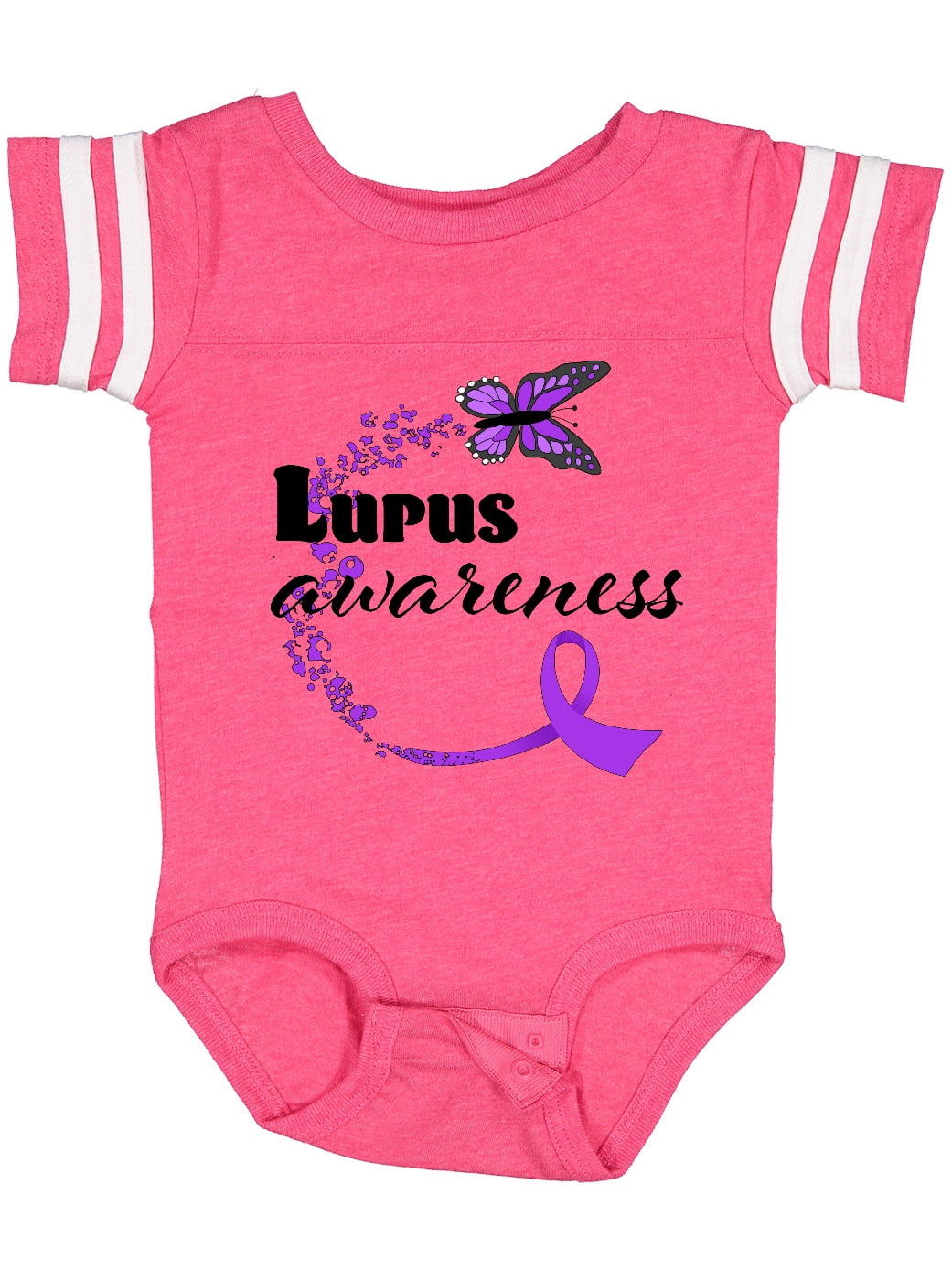 Inktastic Lupus Awareness butterfly ribbon Boys or Girls Baby Bodysuit - Walmart.com