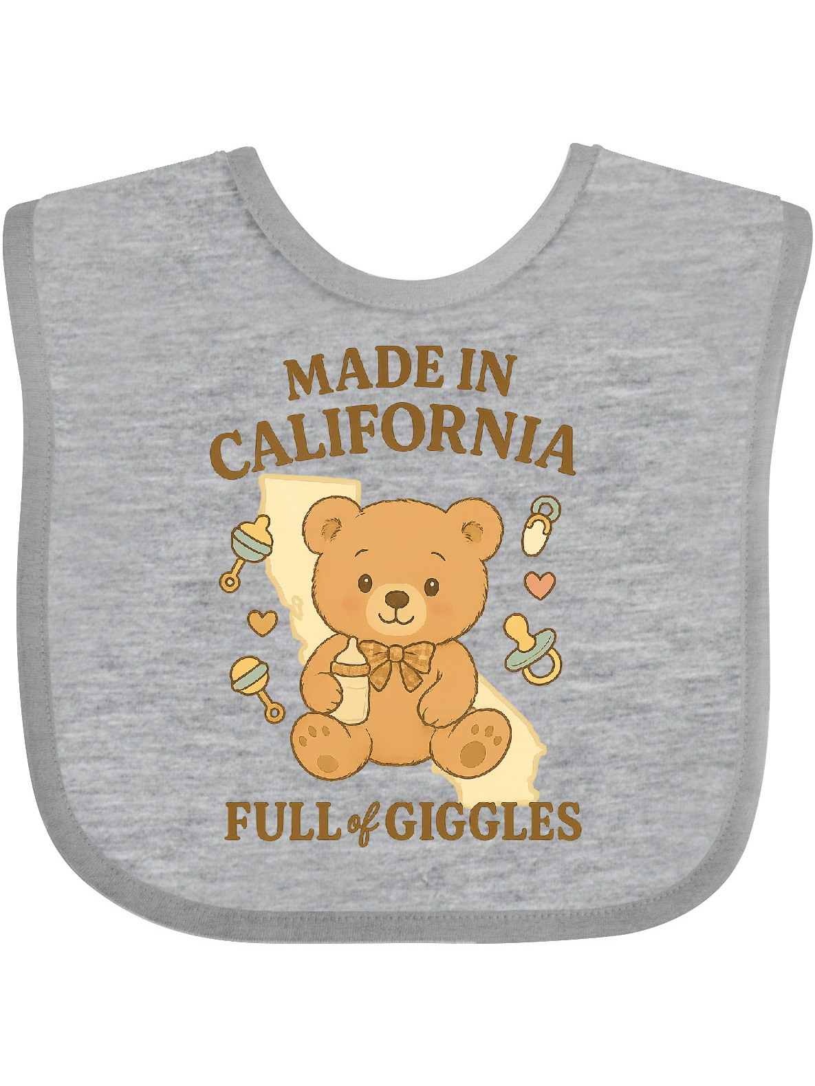 Inktastic Made in California Full of Giggles Teddy Bear Boys or Girls ...
