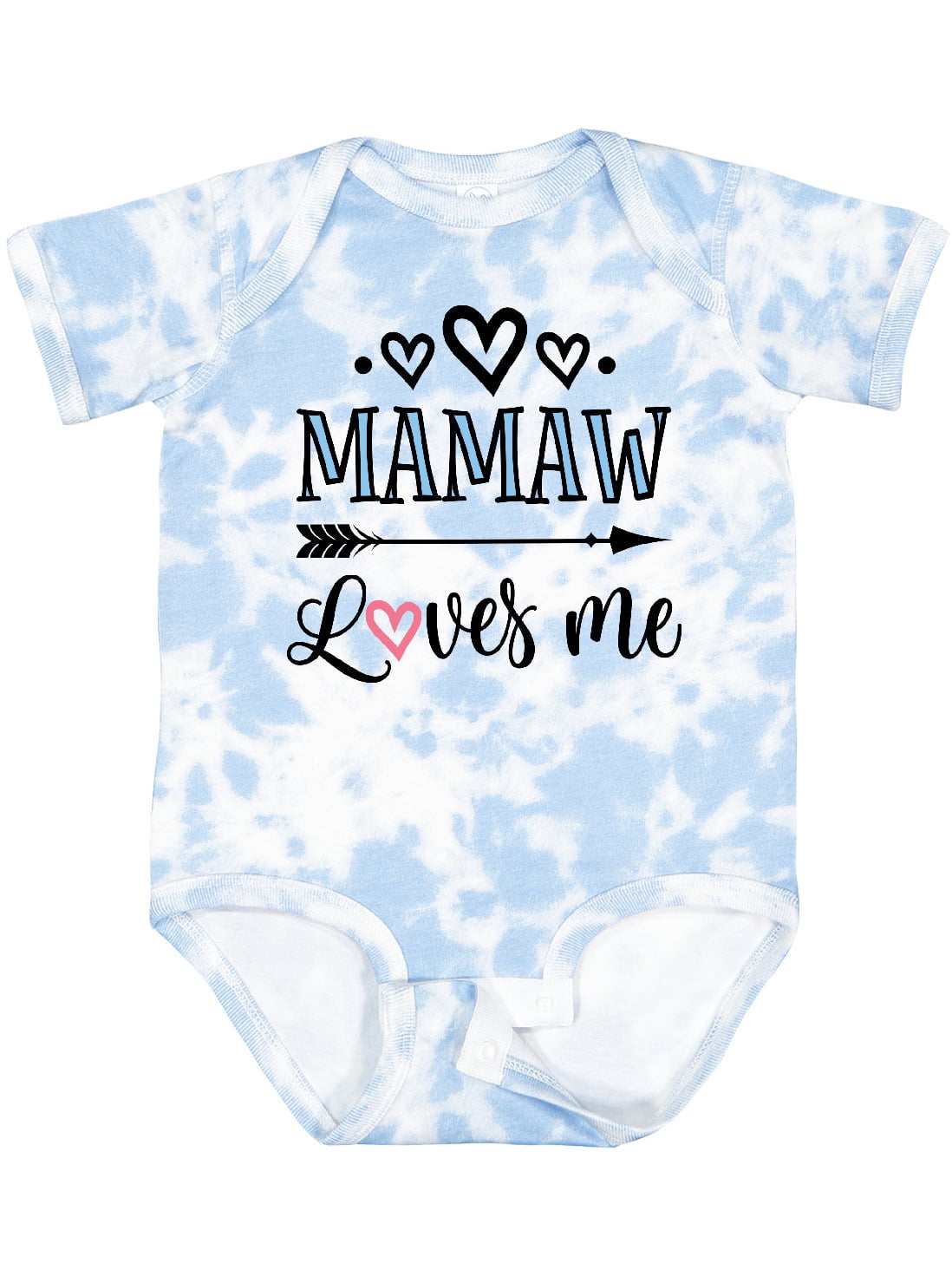 Inktastic Mamaw Loves Me Grandchild Girls Baby Bodysuit - Walmart.com