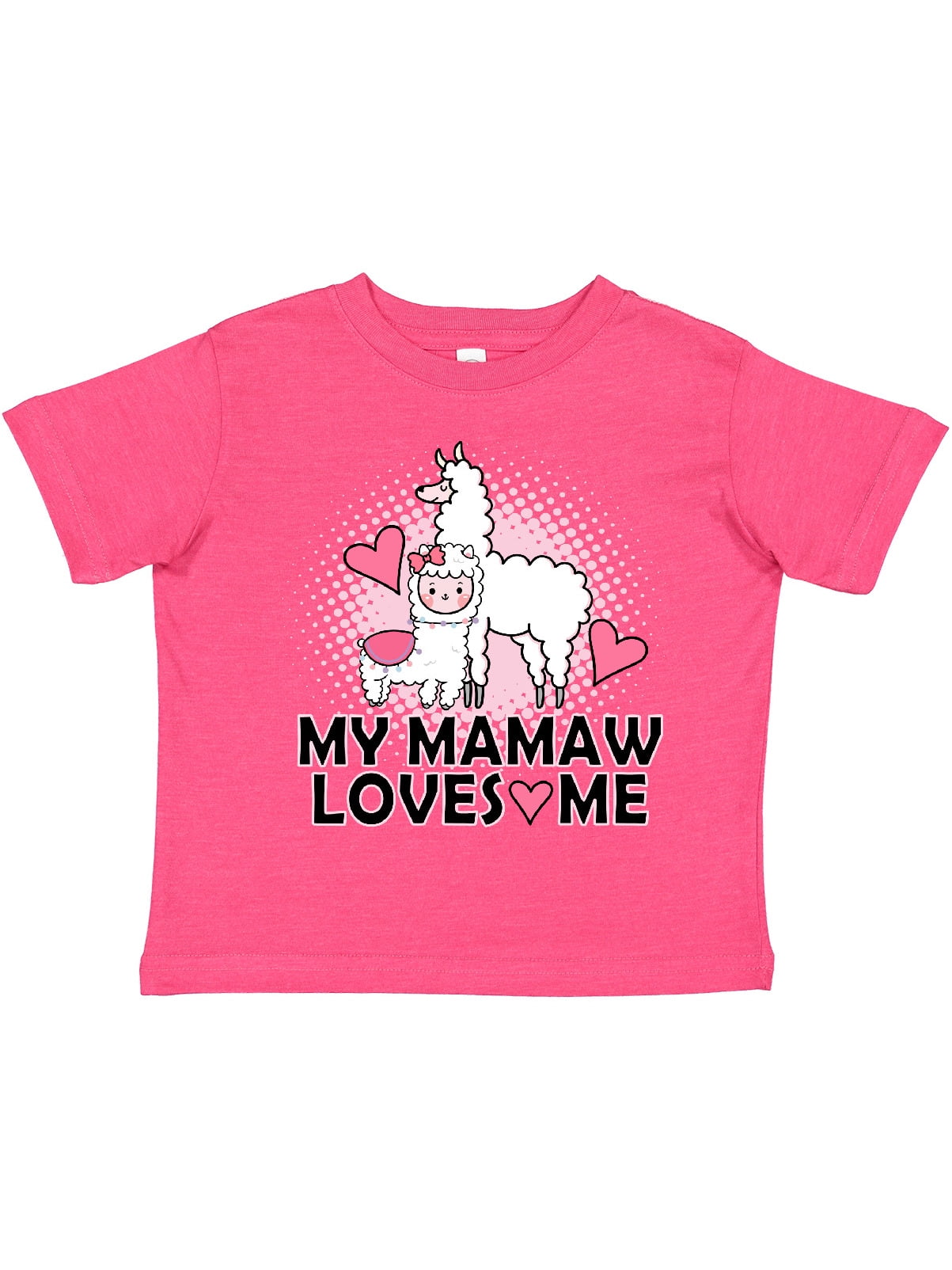 Inktastic Mamaw Loves Me Llama Girls Toddler T-Shirt - Walmart.com