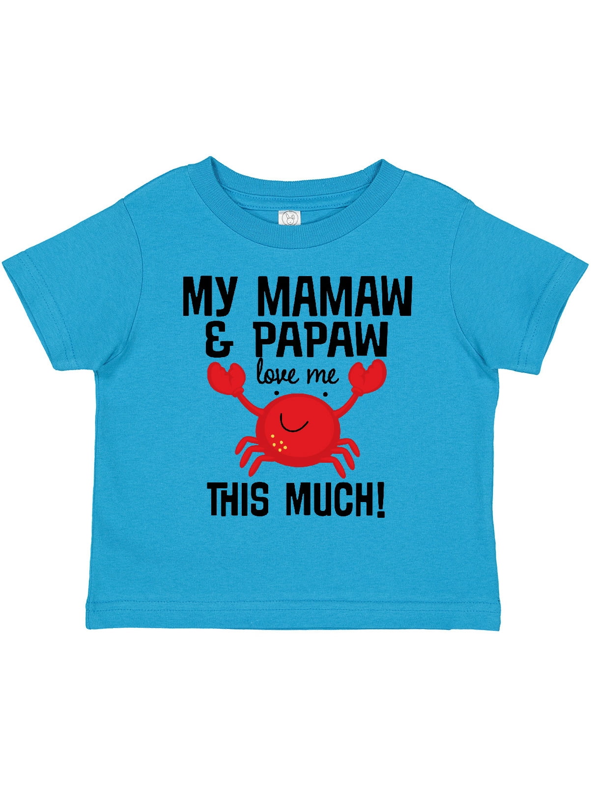 Inktastic Mamaw Papaw Love Me Boys or Girls Toddler T-Shirt - Walmart.com