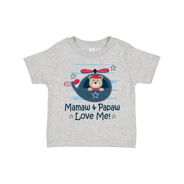 Inktastic Mamaw and Papaw Love Me Boys Toddler T-Shirt - Walmart.com