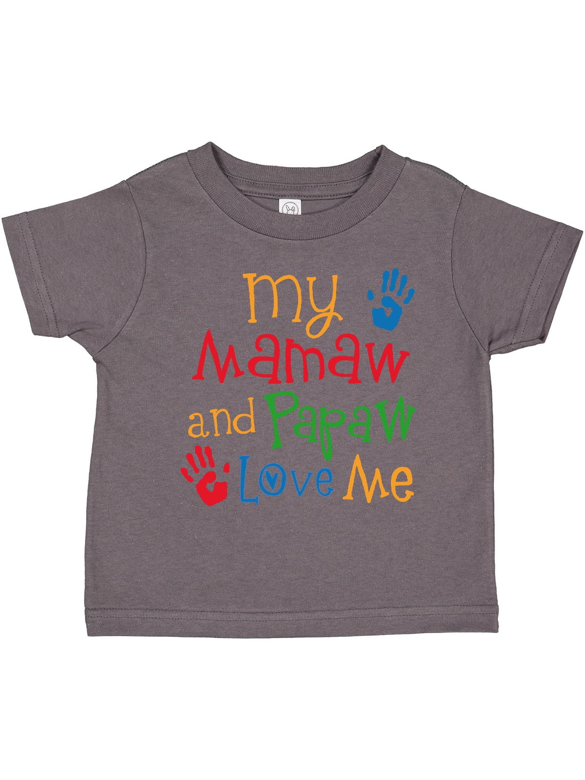 Inktastic Mamaw and Papaw Love Me Boys or Girls Toddler T-Shirt - Walmart.com