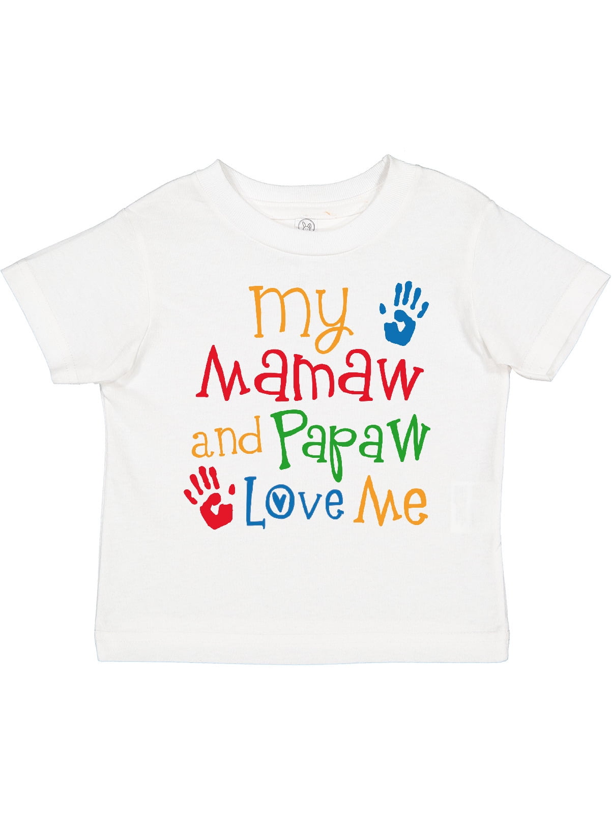 Inktastic Mamaw and Papaw Love Me Boys or Girls Toddler T-Shirt - Walmart.com