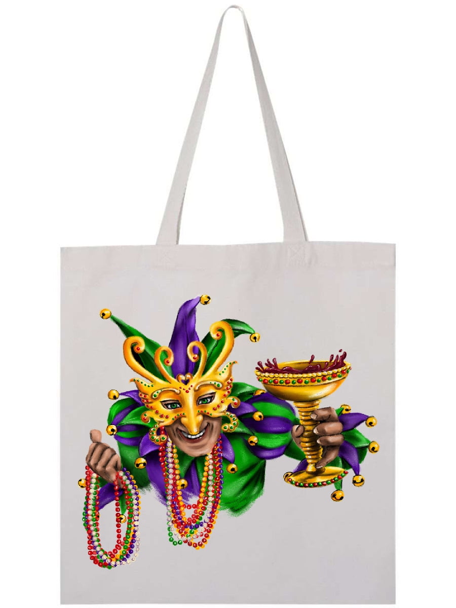 Inktastic Mardi Gras Jester Tote Bag - Walmart.com