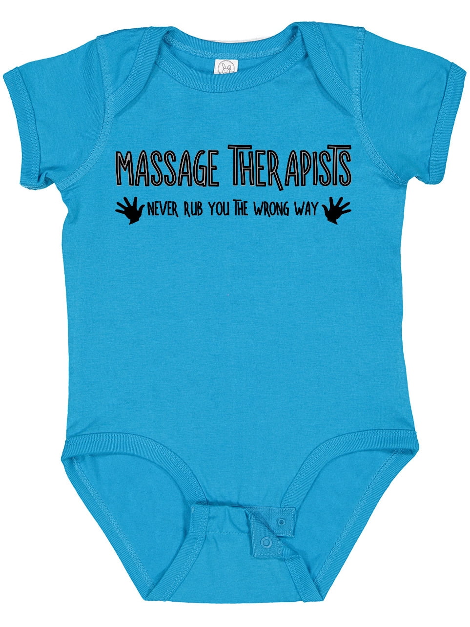 Inktastic Massage Therapists Hands Rub Boys or Girls Baby Bodysuit ...