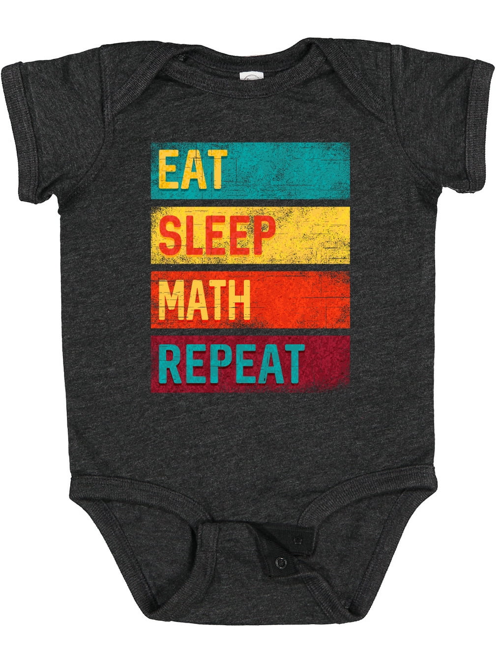 Inktastic Math Teacher Eat Sleep Math Repeat Boys or Girls Baby ...