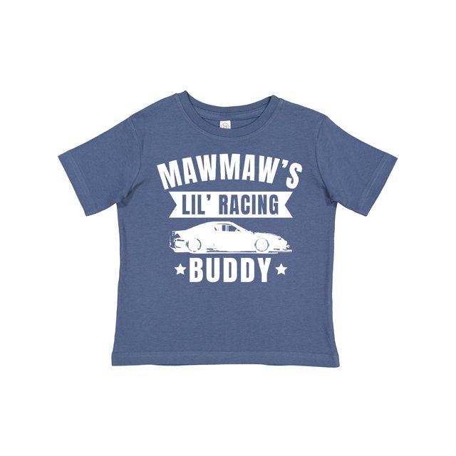 Inktastic Mawmaw's Lil Racing Buddy Boys or Girls Toddler T-Shirt ...