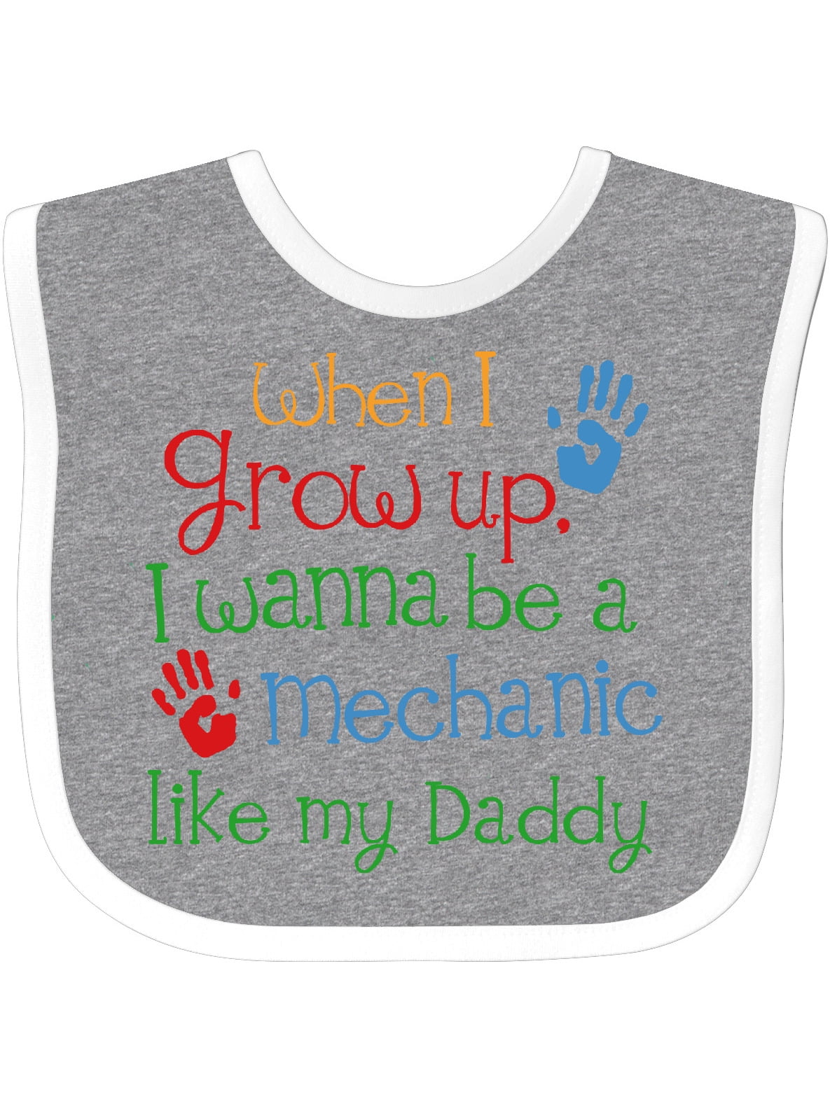 Inktastic Mechanic Like Daddy Boys or Girls Baby Bib - Walmart.com