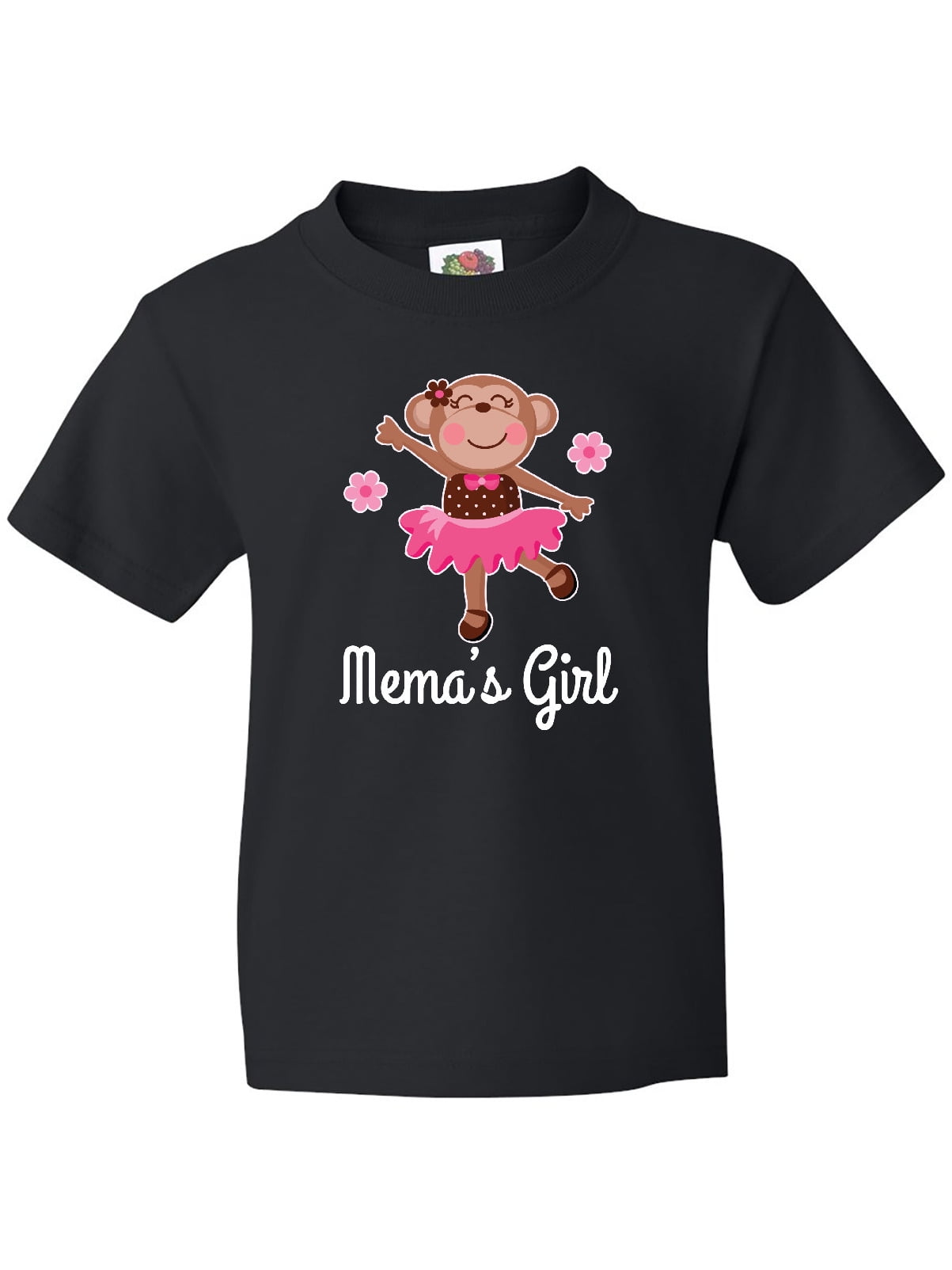 Inktastic Mema Girl Ballerina Monkey Youth T-Shirt - Walmart.com