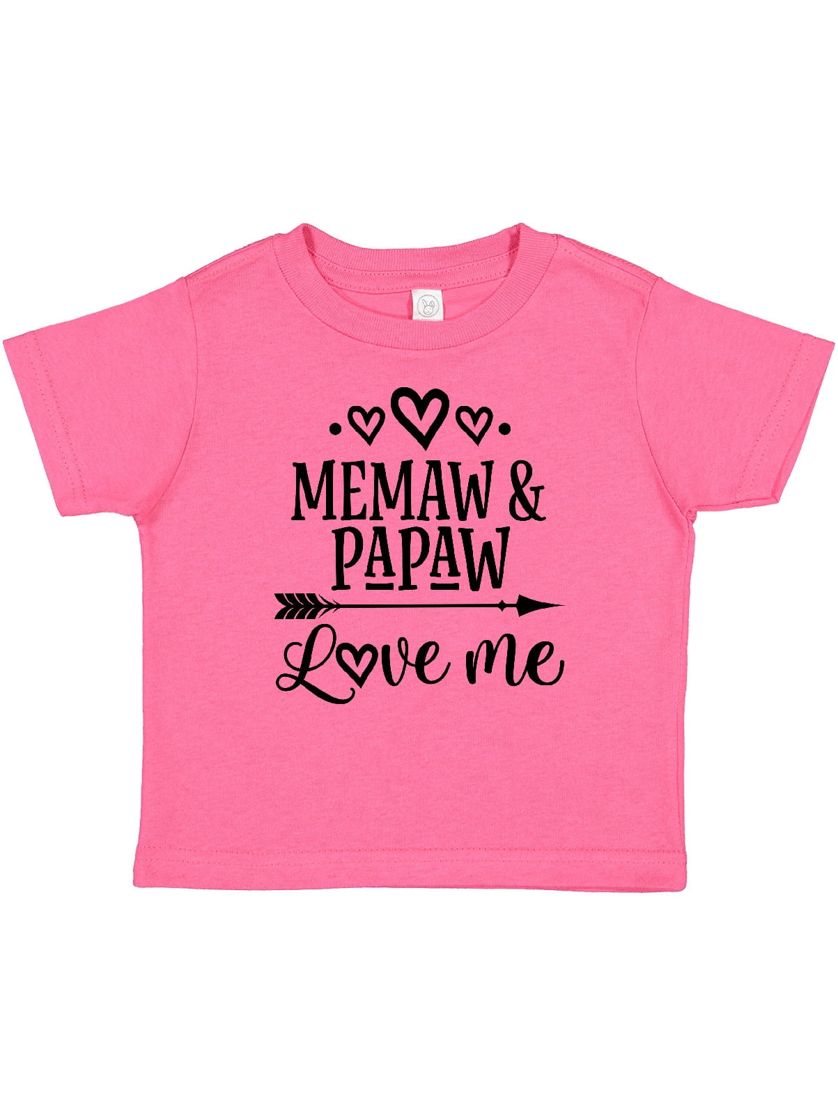 Inktastic Memaw and Papaw Love Me Girls Baby T-Shirt - Walmart.com