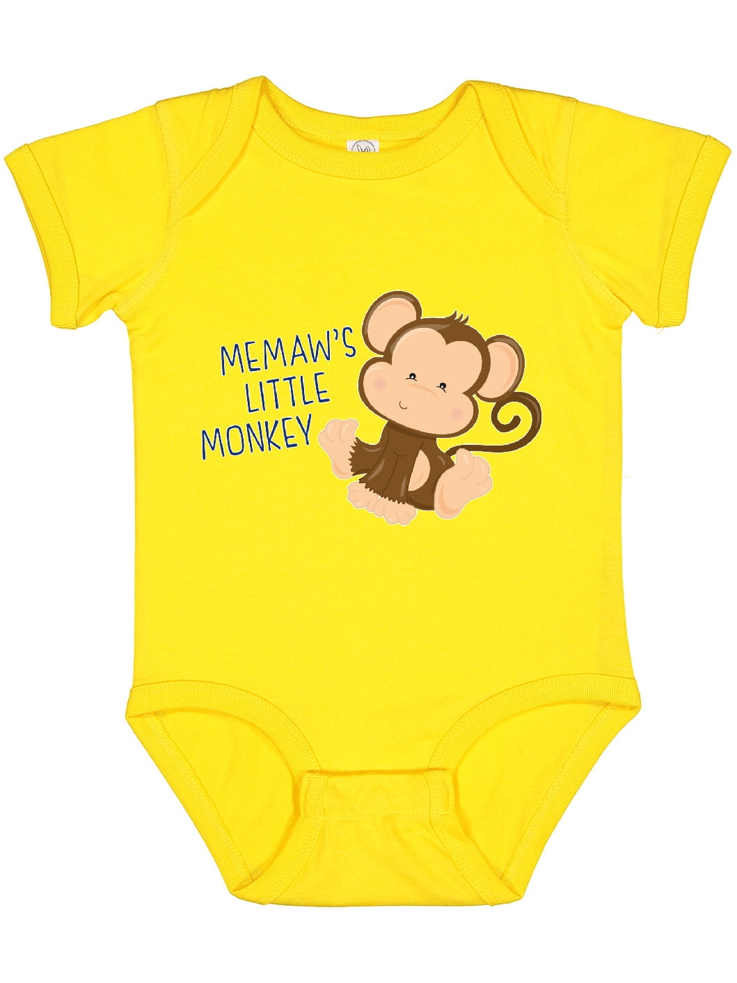 Inktastic Memaw's Little Monkey Boys or Girls Baby Bodysuit - Walmart.com