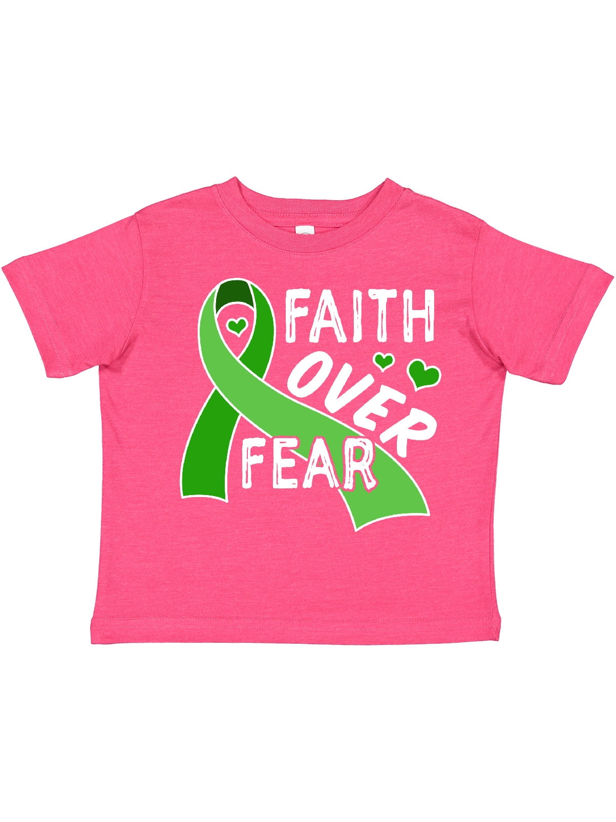 Inktastic Mental Health Awareness Faith Over Fear Boys or Girls Toddler T-Shirt - Walmart.com