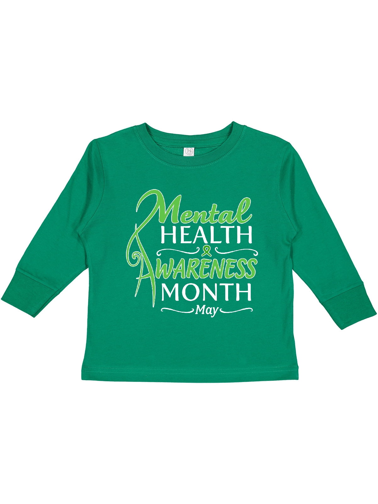 Inktastic Mental Health Awareness Month Boys or Girls Long Sleeve Toddler T-Shirt - Walmart.com