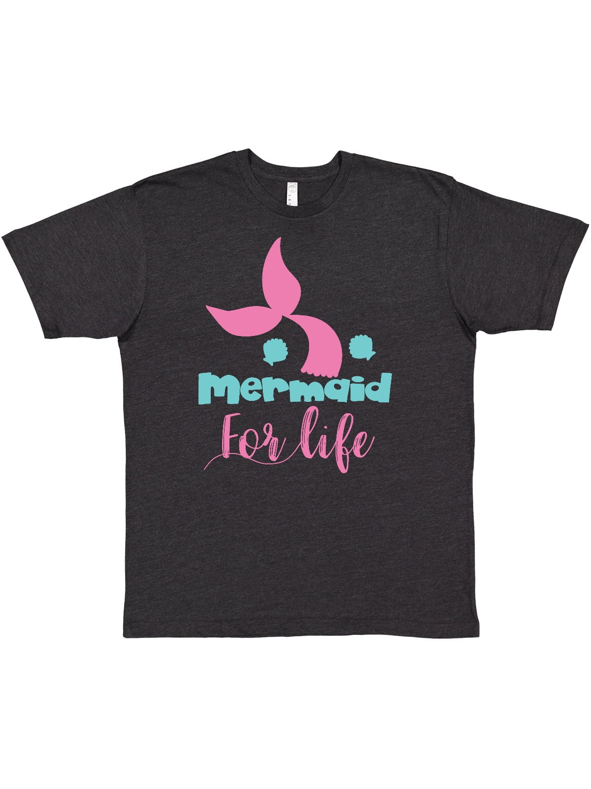 Inktastic Mermaid For Life Mermaid Tail Blue Pink T Shirt