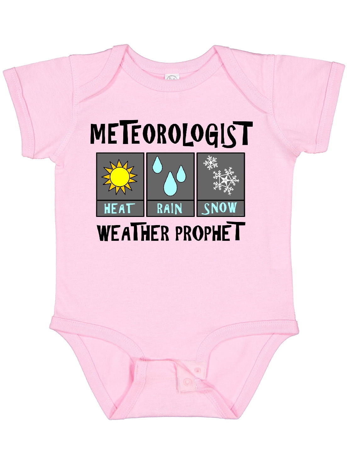 Inktastic Meteorologist Weather Prophet Boys or Girls Baby Bodysuit ...