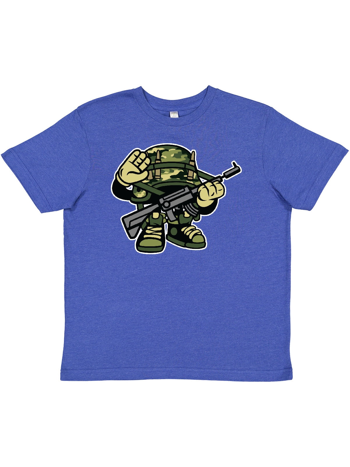Inktastic Military Soldier Saluting Youth T-Shirt - Walmart.com