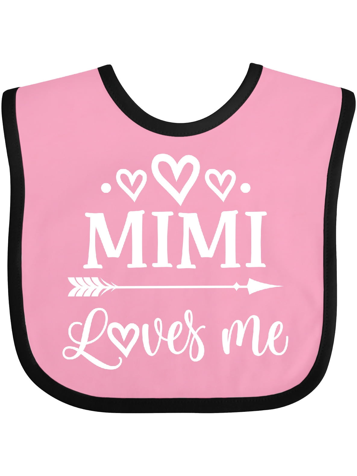Inktastic Mimi Loves Me Baby Clothes Boys or Girls Baby Bib - Walmart.com