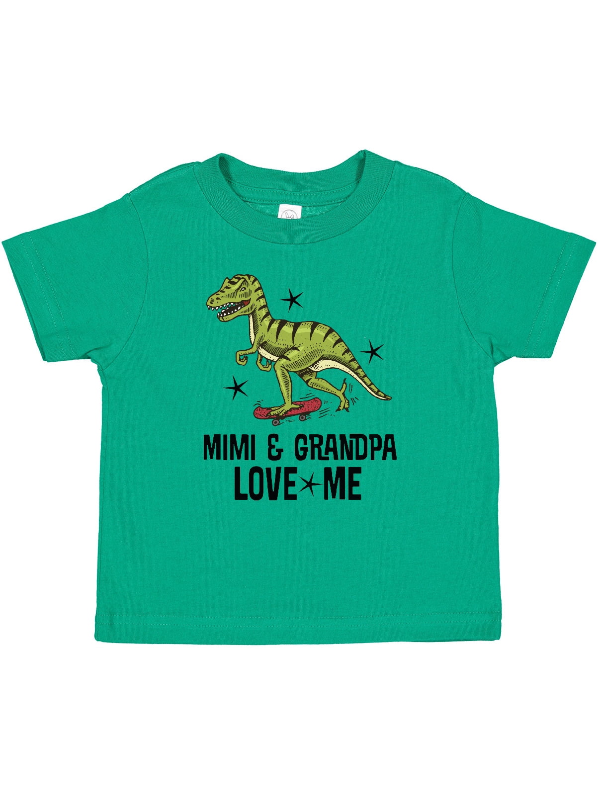 Inktastic Mimi and Grandpa Love Me Dinosaur Grandson Boys Baby T-Shirt - Walmart.com