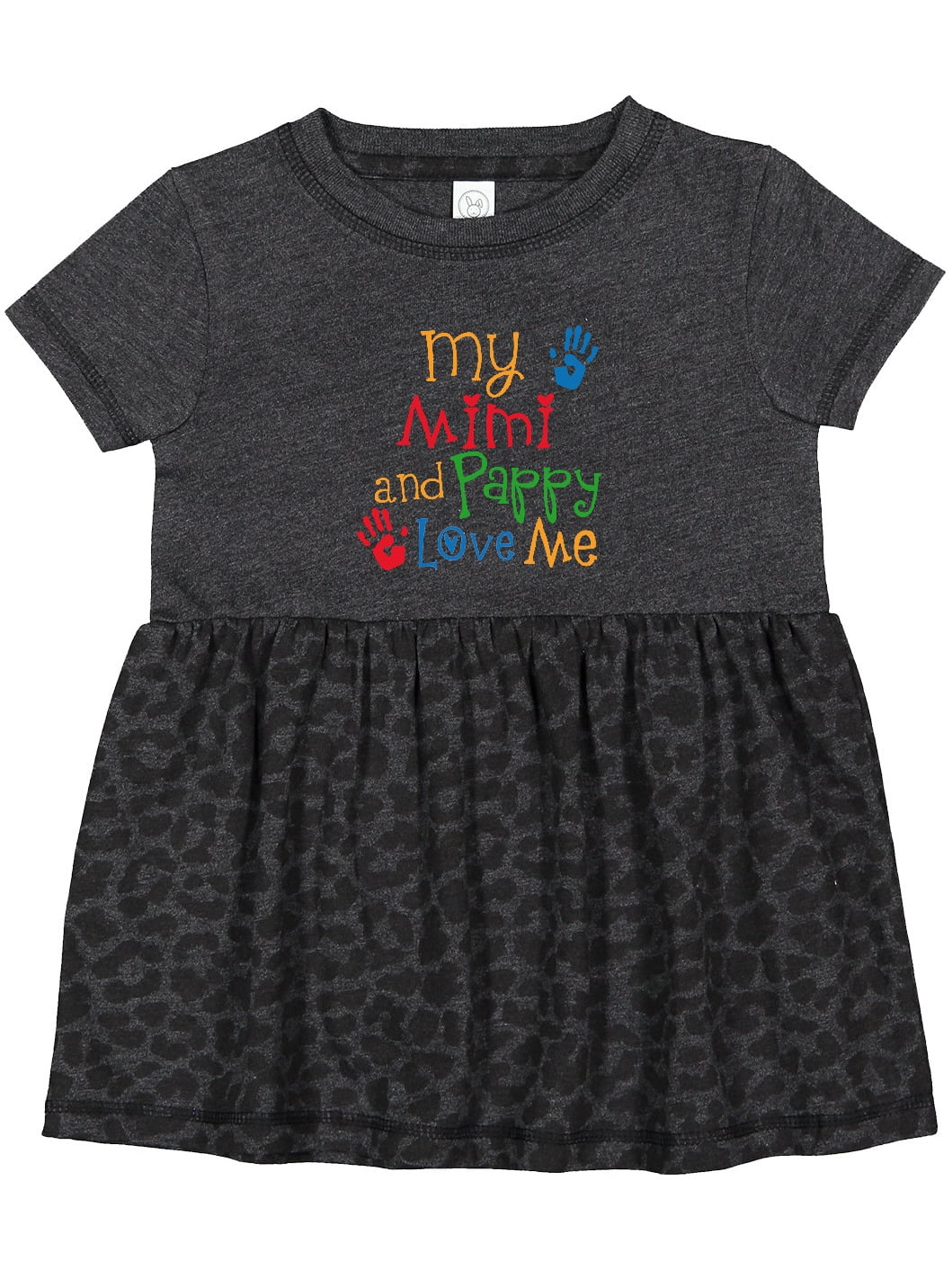 Inktastic Mimi and Pappy Love Me Girls Baby Dress - Walmart.com