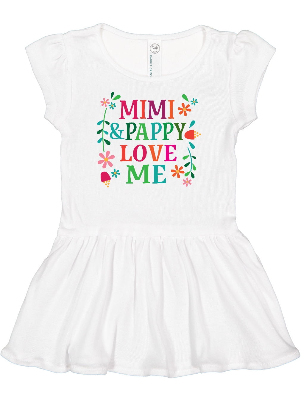 Inktastic Mimi and Pappy Love Me Grandchild Girls Baby Dress - Walmart.com