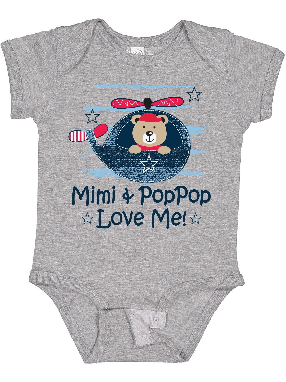 Inktastic Mimi and PopPop Love Me Boys Baby Bodysuit - Walmart.com