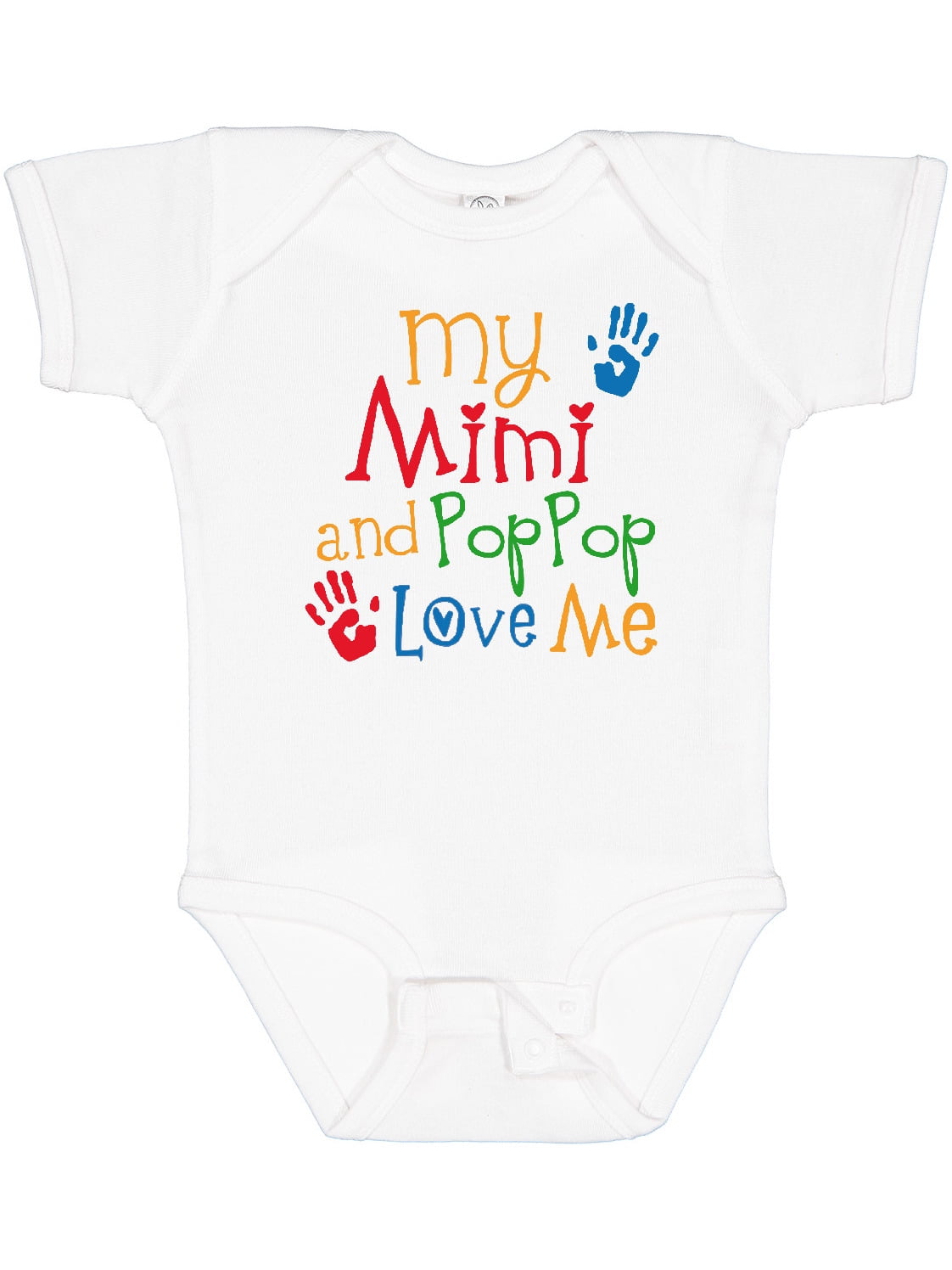 Inktastic Mimi and PopPop Love Me Boys or Girls Baby Bodysuit - Walmart.com