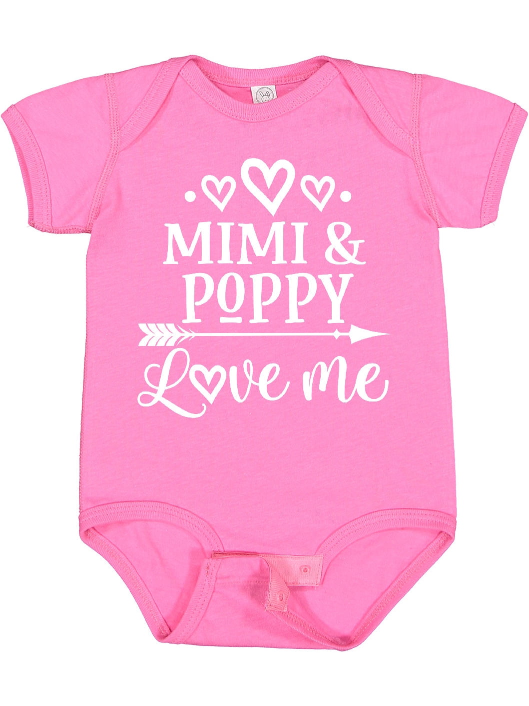 Inktastic Mimi and Poppy Love Me Baby Clothes Boys or Girls Baby ...