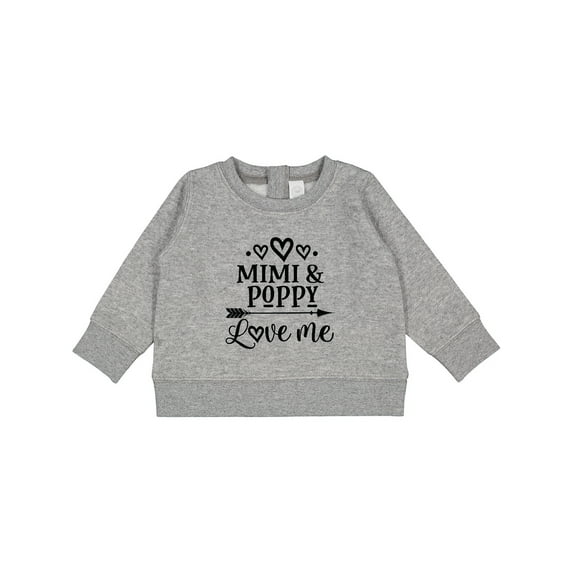 Inktastic Mimi and Poppy Love Me Baby Sweatshirt - Walmart.com