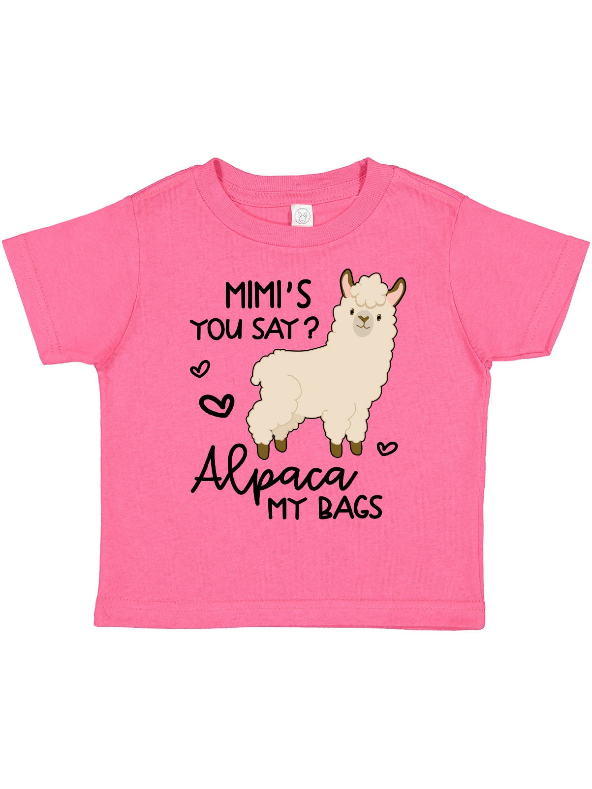 Inktastic Mimi's You Say Alpaca My Bags Boys or Girls Toddler T-Shirt ...