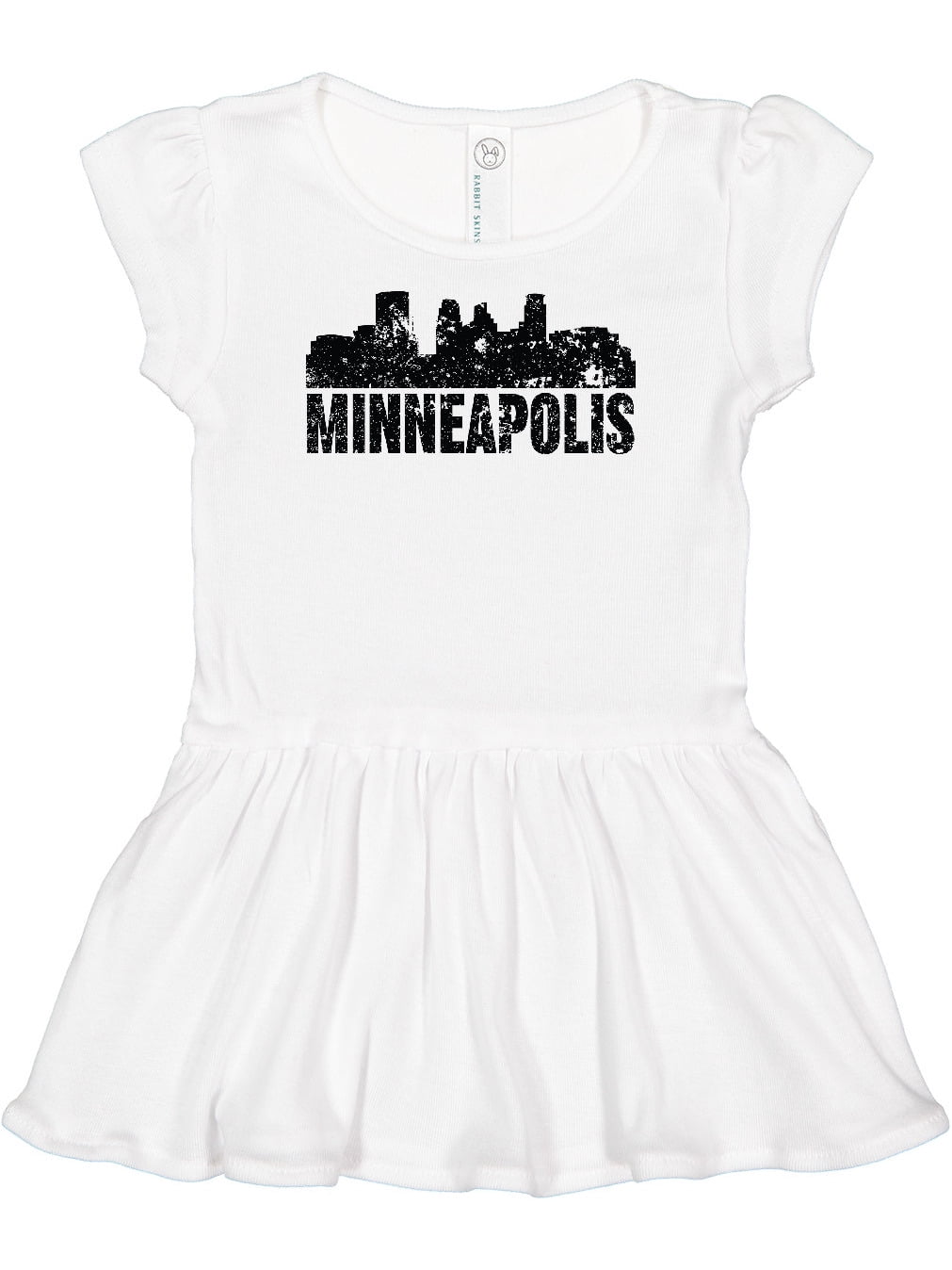 Inktastic Minneapolis Skyline Grunge Girls Baby Dress - Walmart.com
