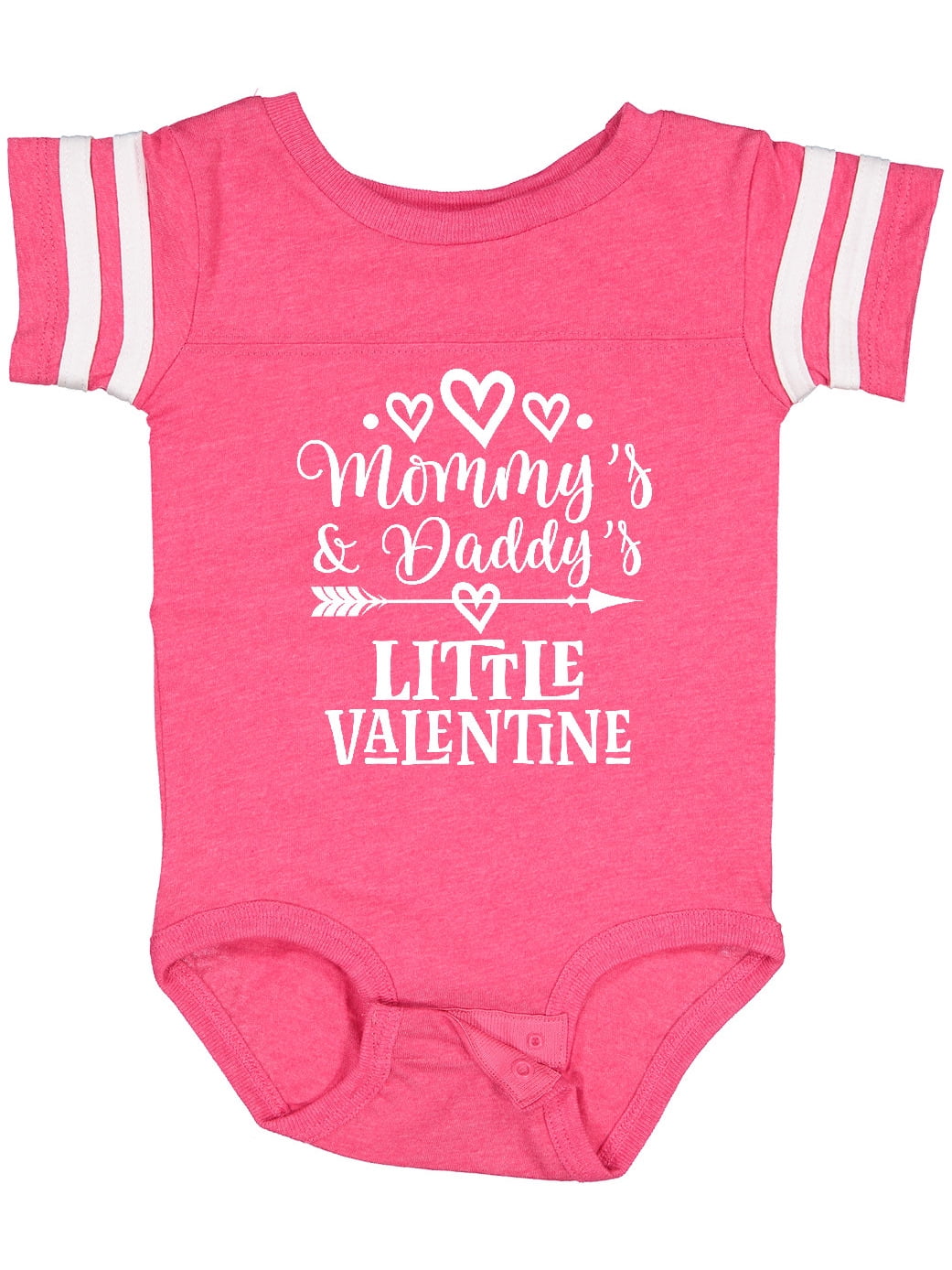 Inktastic Mommy and Daddy Little Valentine Boys or Girls Baby Bodysuit - Walmart.com