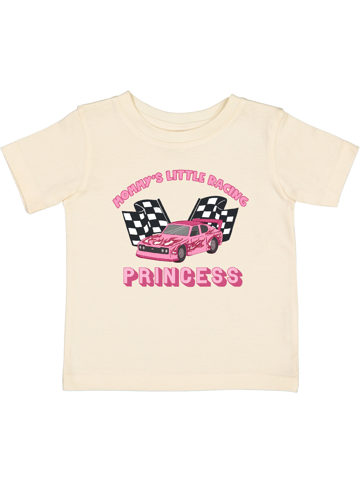 Inktastic Mommy's Racing Princess Pink Race Car Boys or Girls Baby T ...