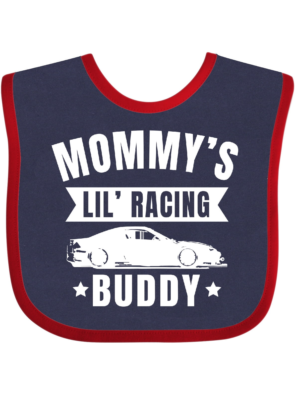 Inktastic Mommys Lil Racing Buddy Boys or Girls Baby Bib - Walmart.com