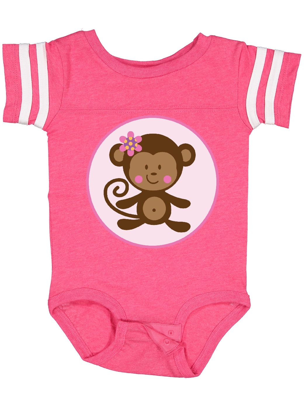 Inktastic Monkey Girl Girls Baby Bodysuit - Walmart.com