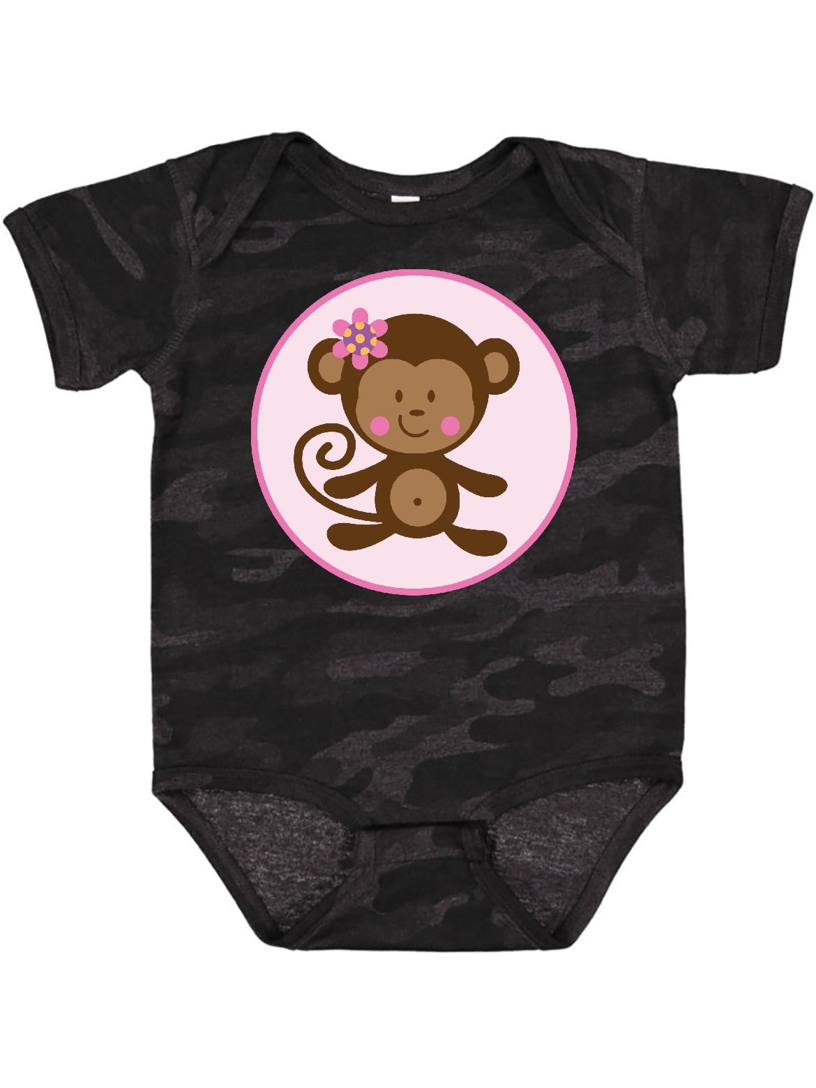 Inktastic Monkey Girl Girls Baby Bodysuit - Walmart.com
