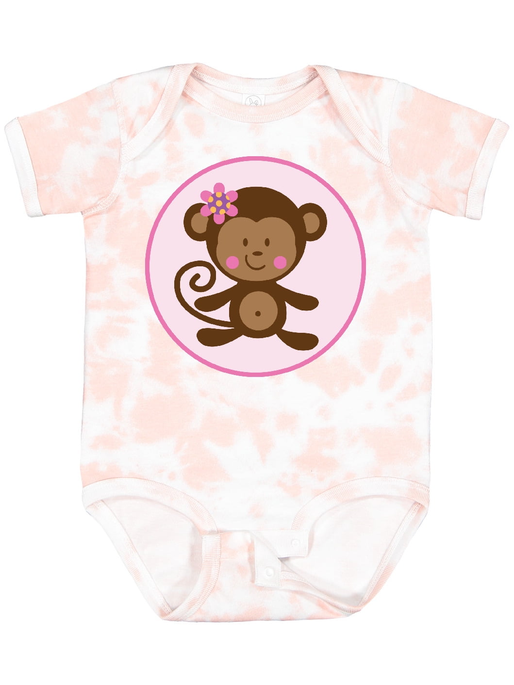 Inktastic Monkey Girl Girls Baby Bodysuit - Walmart.com