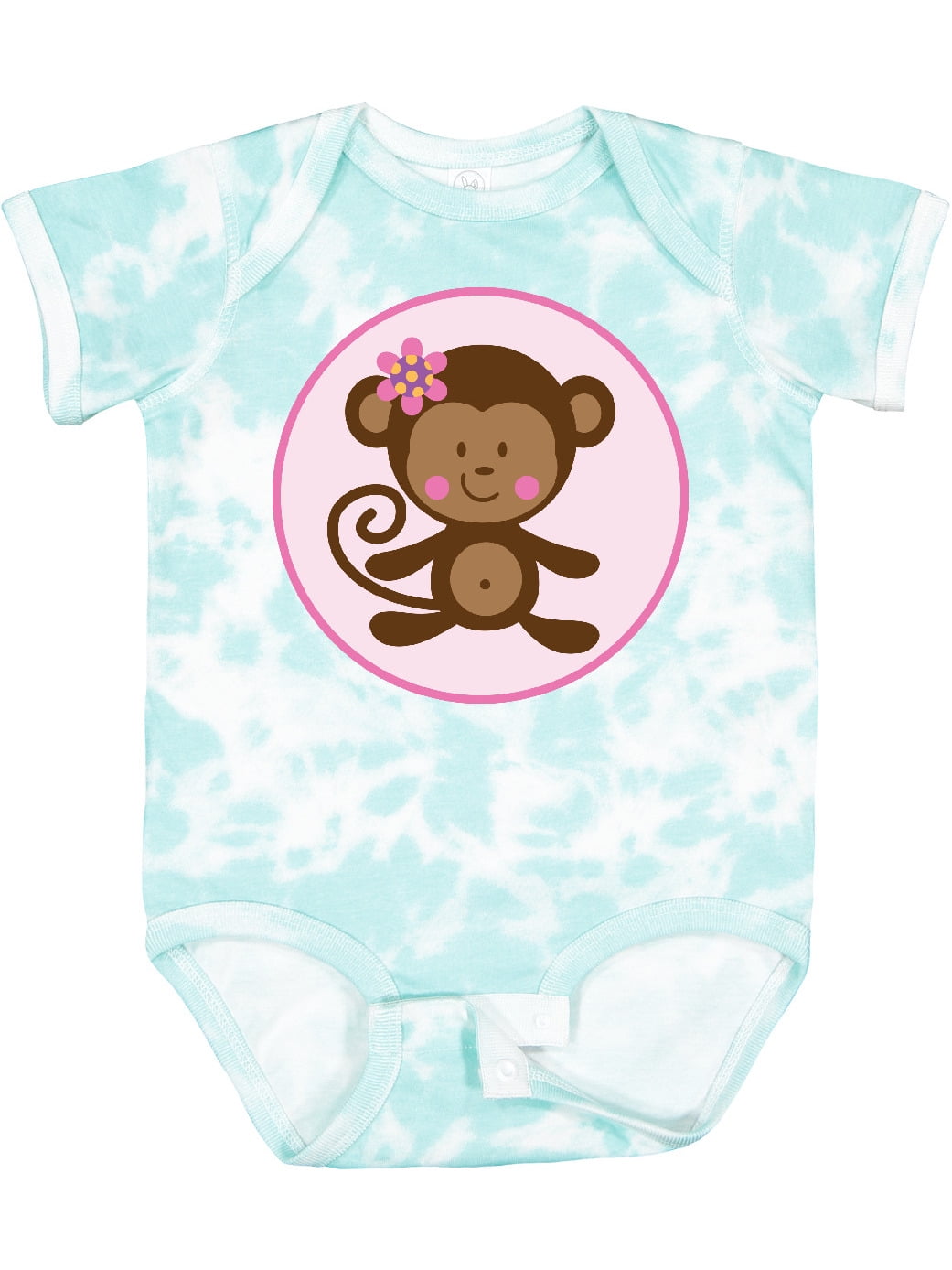 Inktastic Monkey Girl Girls Baby Bodysuit - Walmart.com