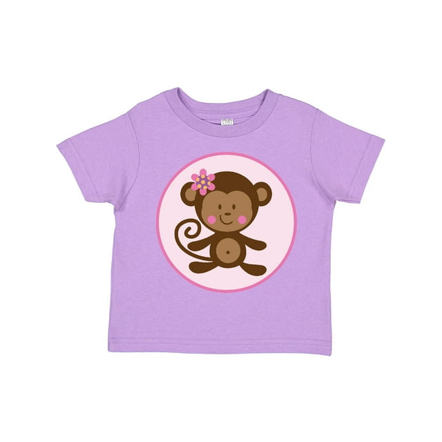 Inktastic Monkey Girl Girls Toddler T-Shirt - Walmart.com