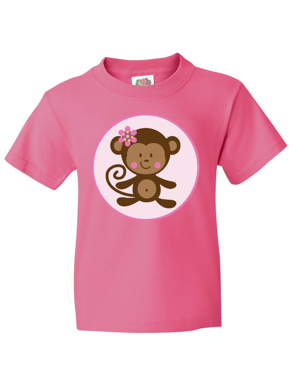Inktastic Monkey Girl Youth T-Shirt - Walmart.com