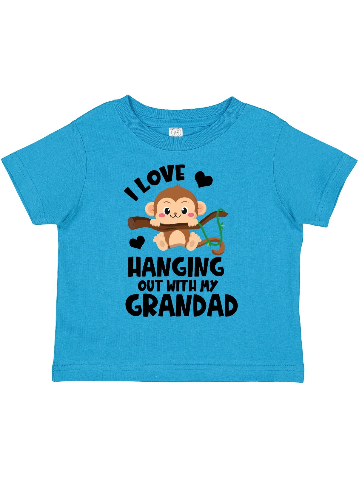 Inktastic Monkey I Love Hanging out with My Grandad Boys or Girls ...