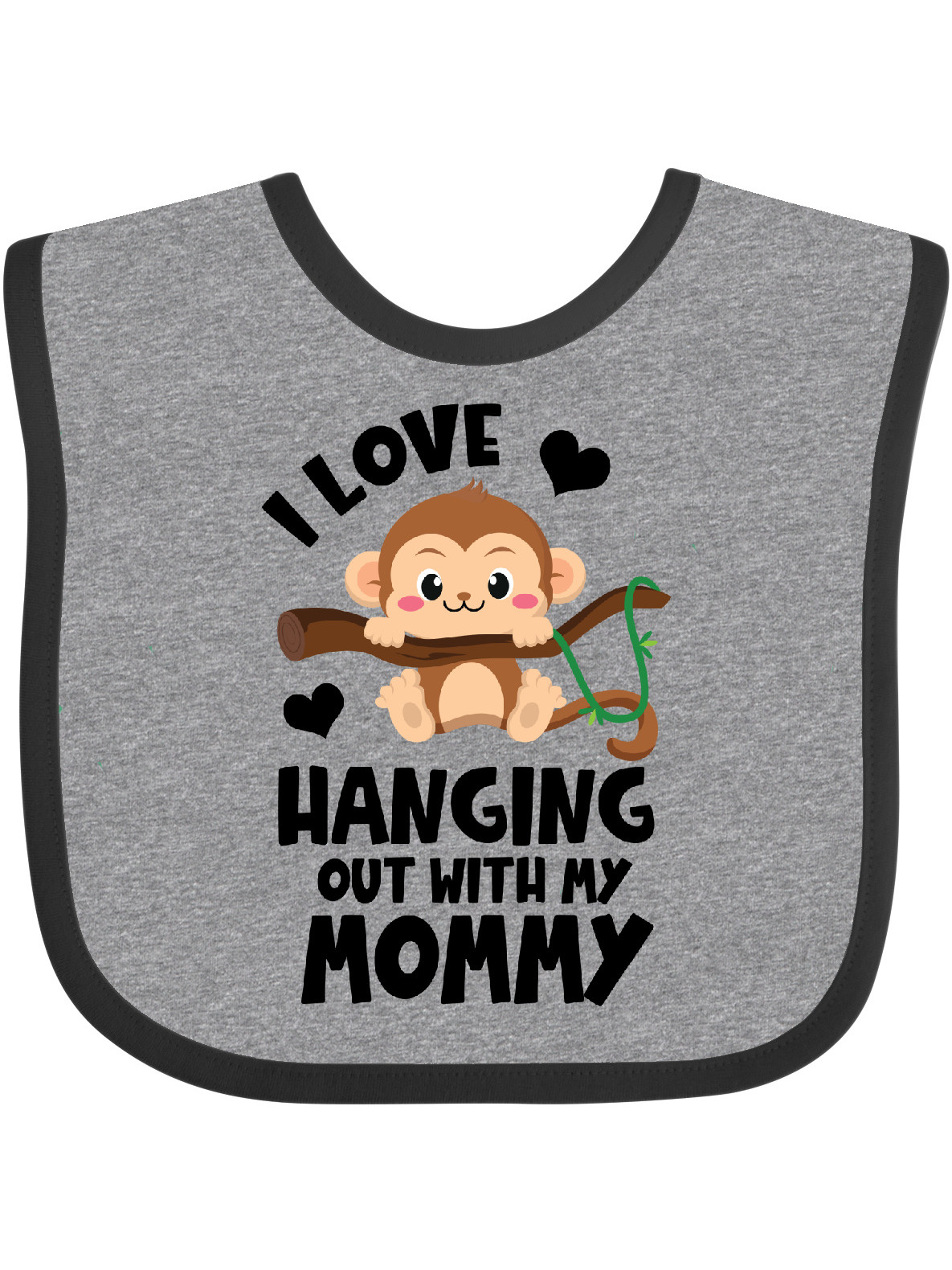 Inktastic Monkey I Love Hanging out with My Mommy Boys or Girls Baby ...