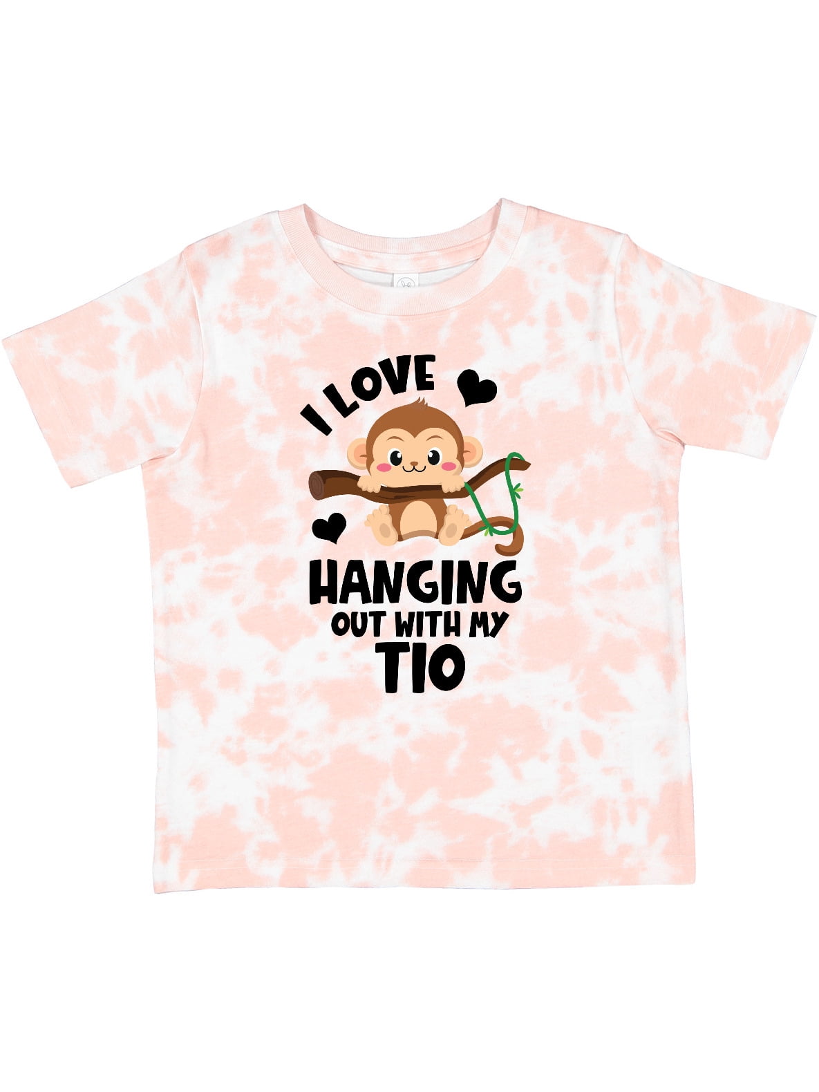 Inktastic Monkey I Love Hanging out with My Tio Boys or Girls Toddler T ...