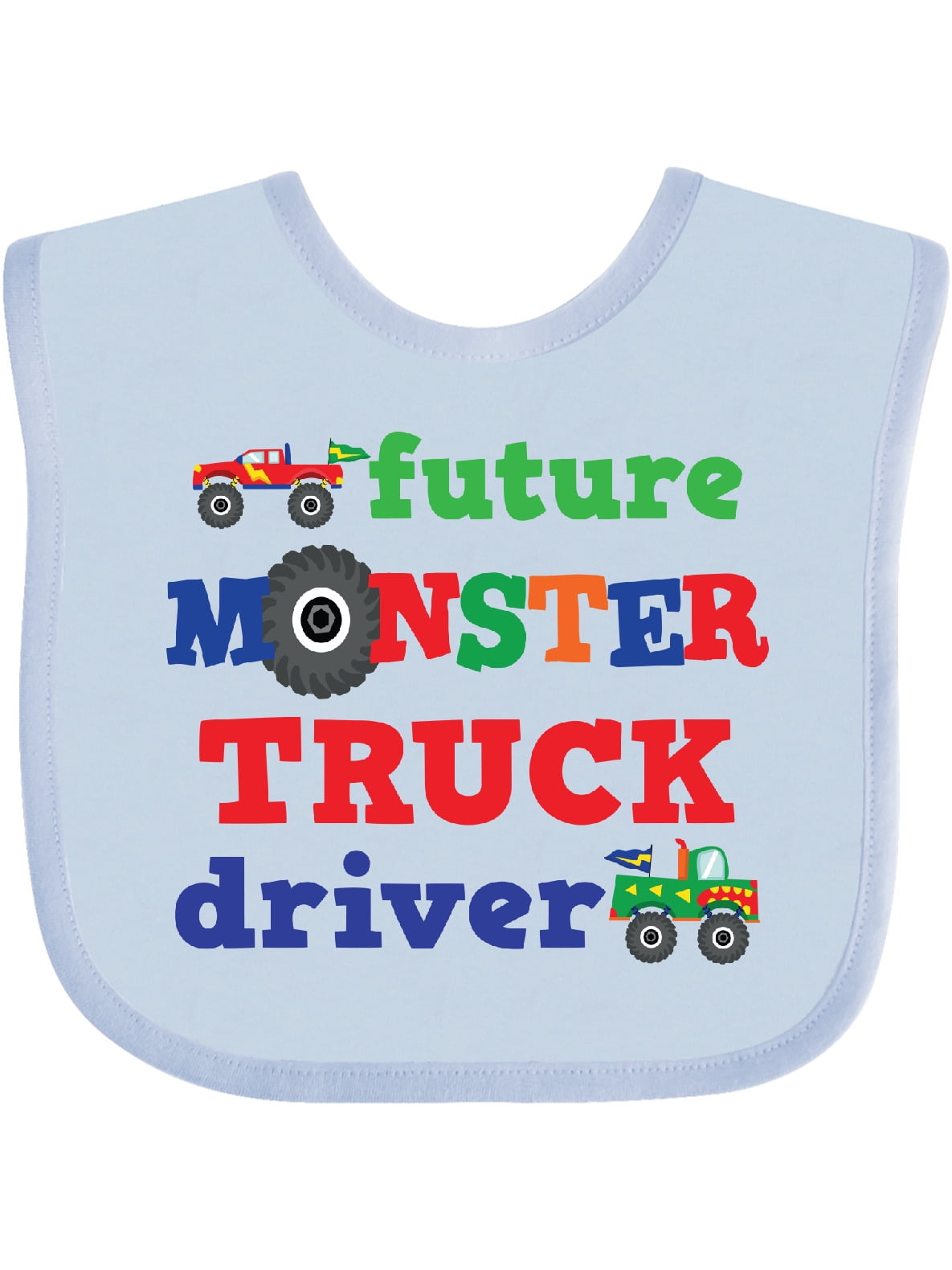 Inktastic Monster Truck Future Driver Boys Baby Bib - Walmart.com