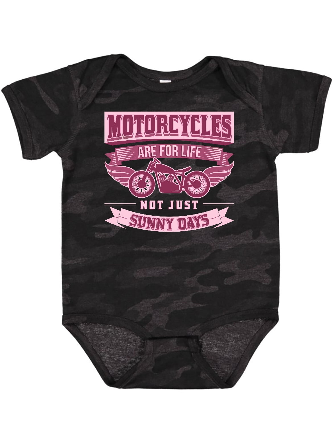 Inktastic Motorcycle Female Biker Girls Baby Bodysuit - Walmart.com