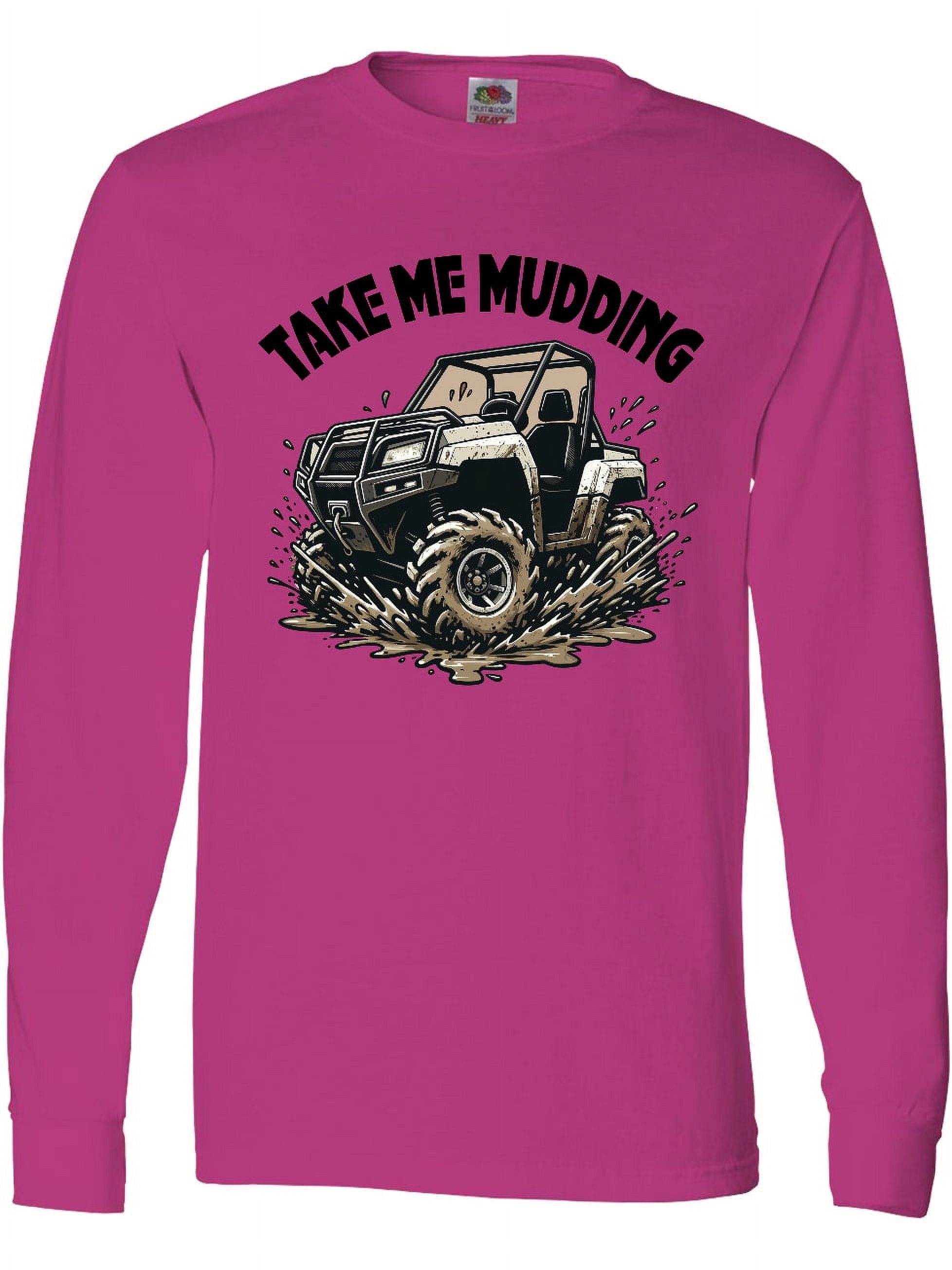 Inktastic Mudding off Road Adventure Four Wheeling Long Sleeve T-Shirt ...
