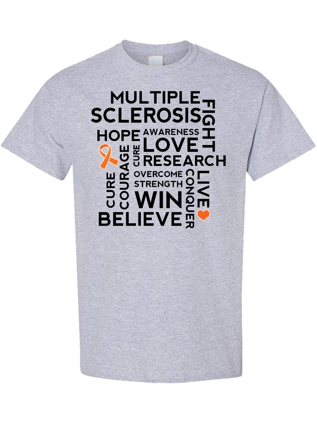 Inktastic Multiple Sclerosis Ms Awareness Walk T-Shirt - Walmart.com