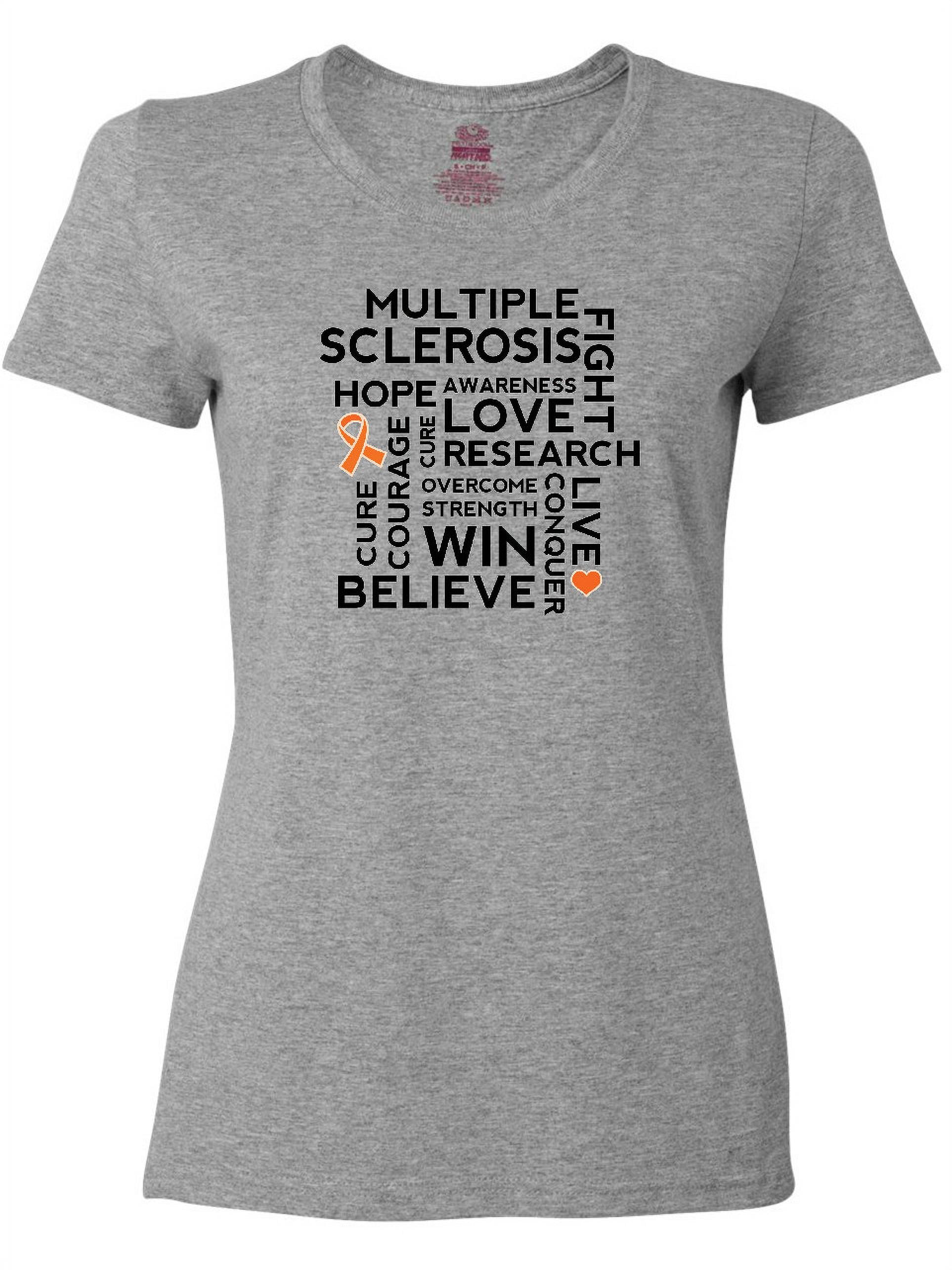 Inktastic Multiple Sclerosis Ms Awareness Walk Women's T-Shirt ...