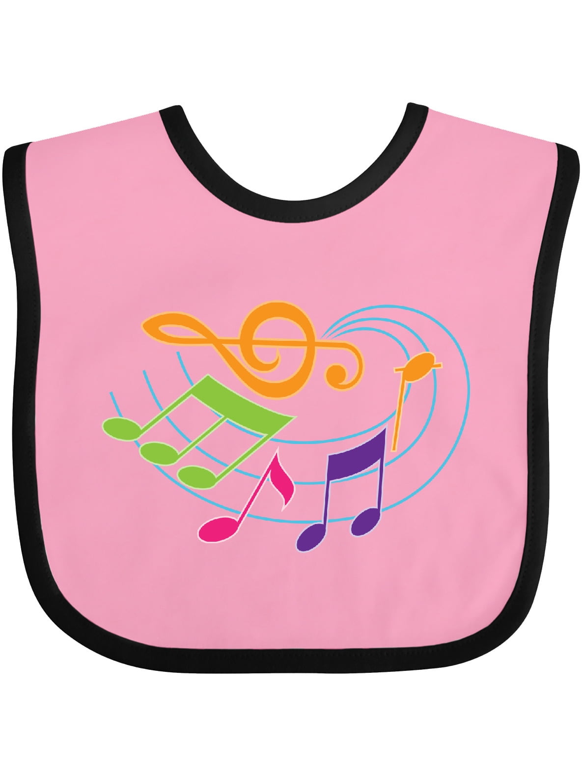 Inktastic Music Notes Musical Boys or Girls Baby Bib - Walmart.com